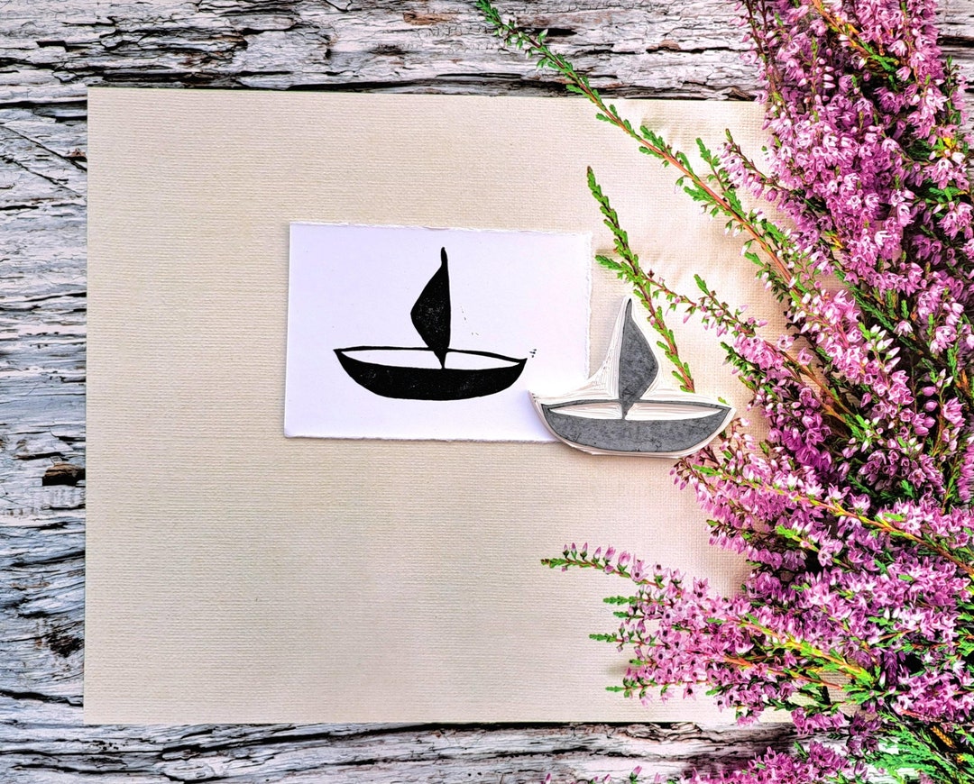 Stamp Boat Ship Rubber Stamp for Bulletjournal Cardmaking Artistic ...