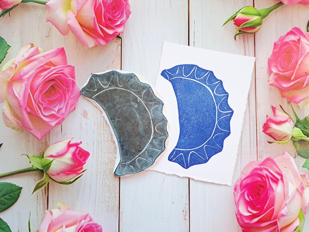 Dumpling Rubber Stamp, for Bullet Journal Food Labelmaking Stamp Food ...