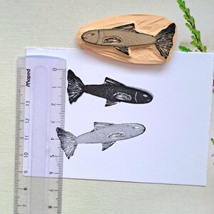Sardine Stamp, Nautical Fish Art for Scrapbooking, Journaling ...