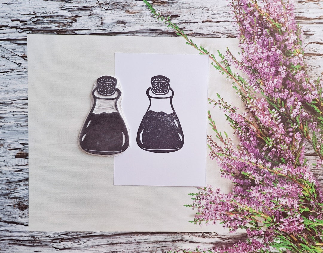 Stamp Bottle With Ink Liquid Elixir for Scrapbooking Journaling DIY ...