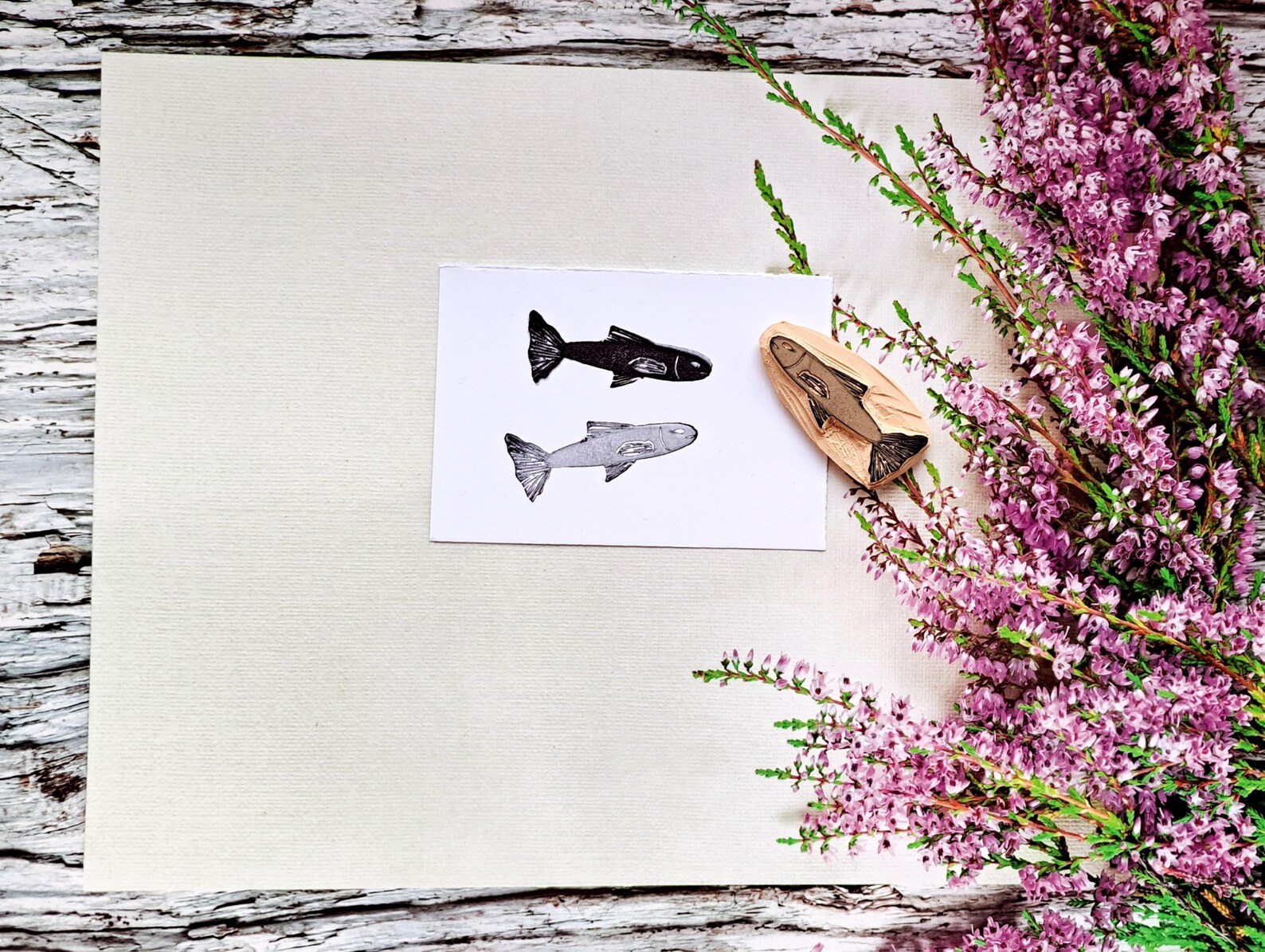 Sardine Stamp, Nautical Fish Art for Scrapbooking, Journaling ...