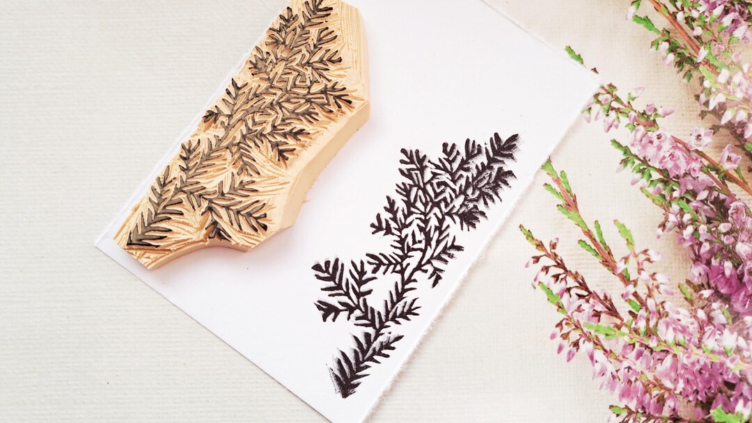 Stamp Tree Twig Plant Rubber Stamp Bulet Journal DIY Invitations Supply ...