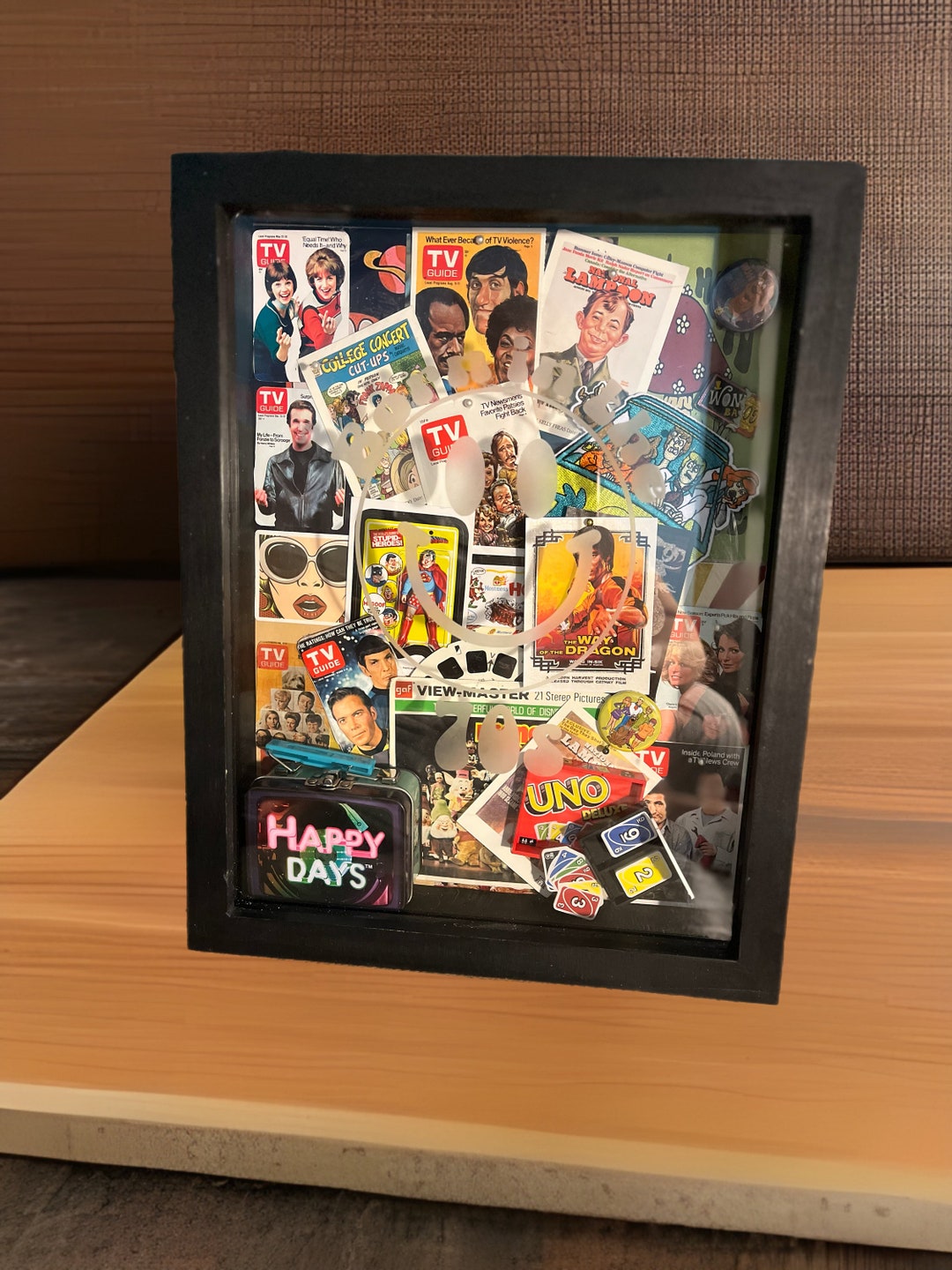 70s Shadow Box - Etsy