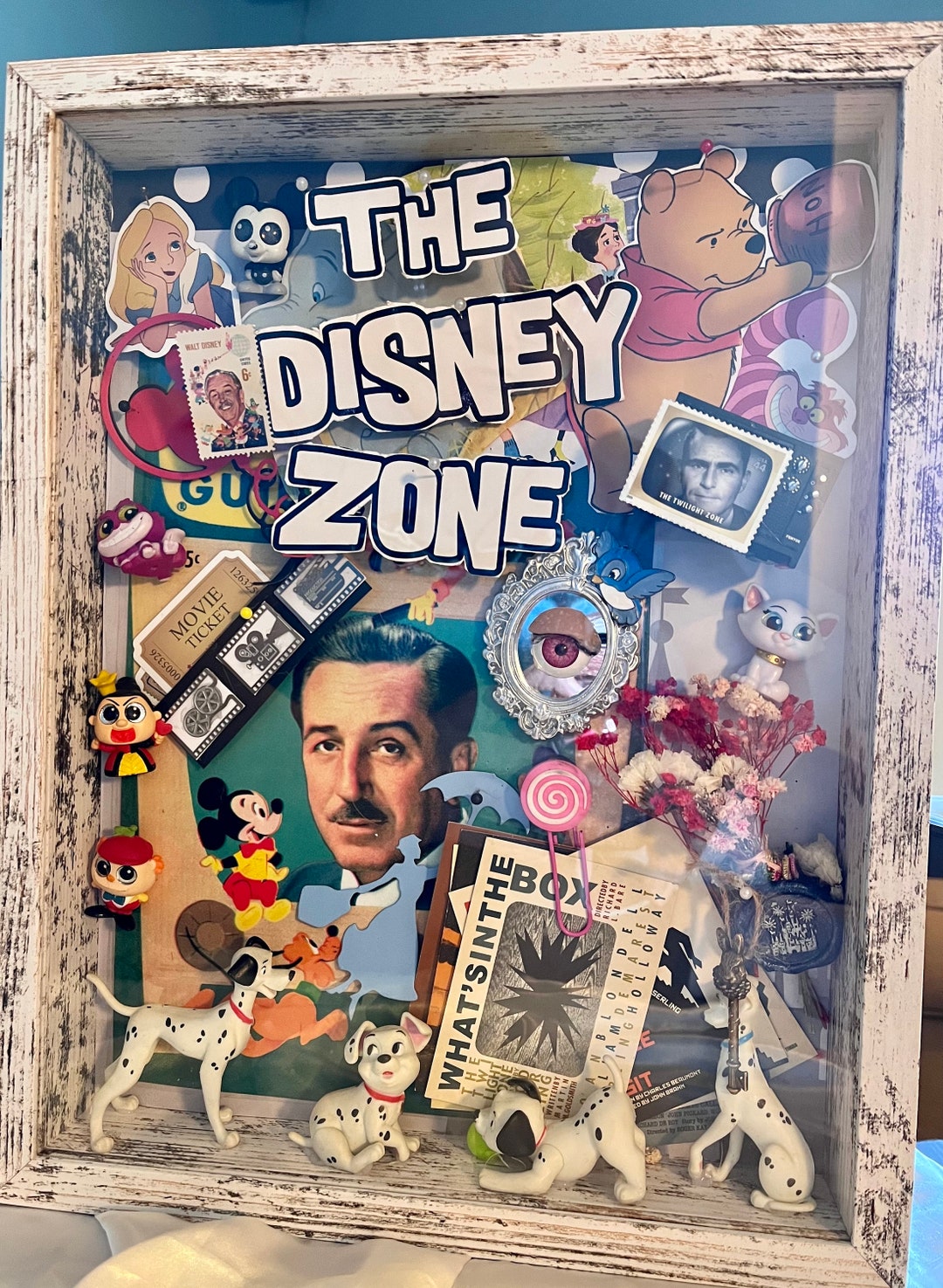 Walt Disney / Twilight Zone Shadowbox - Etsy