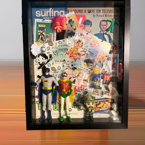 Retro Shadow Box - Etsy