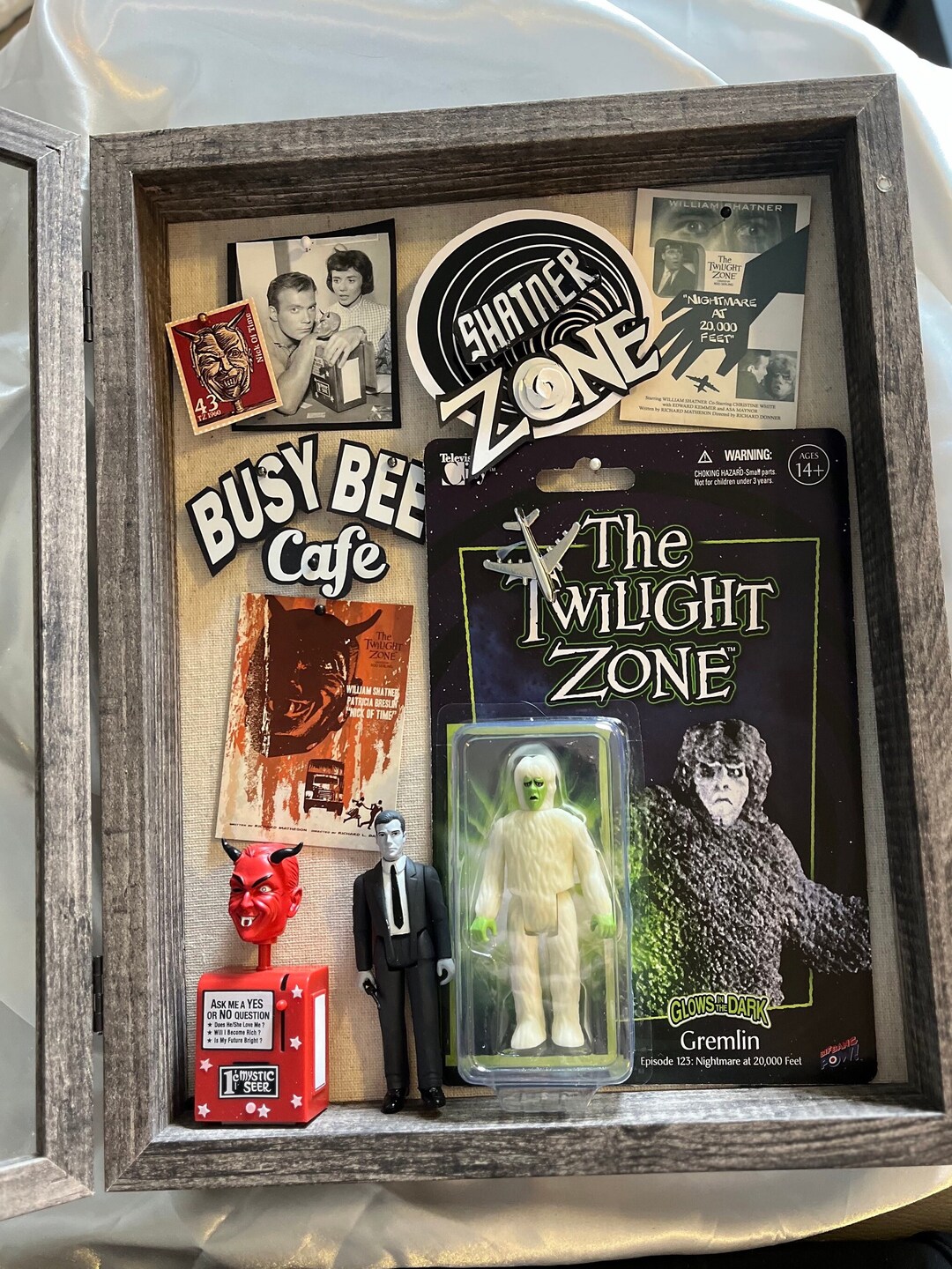 William Shatner / Twilight Zone Shadowbox - Etsy
