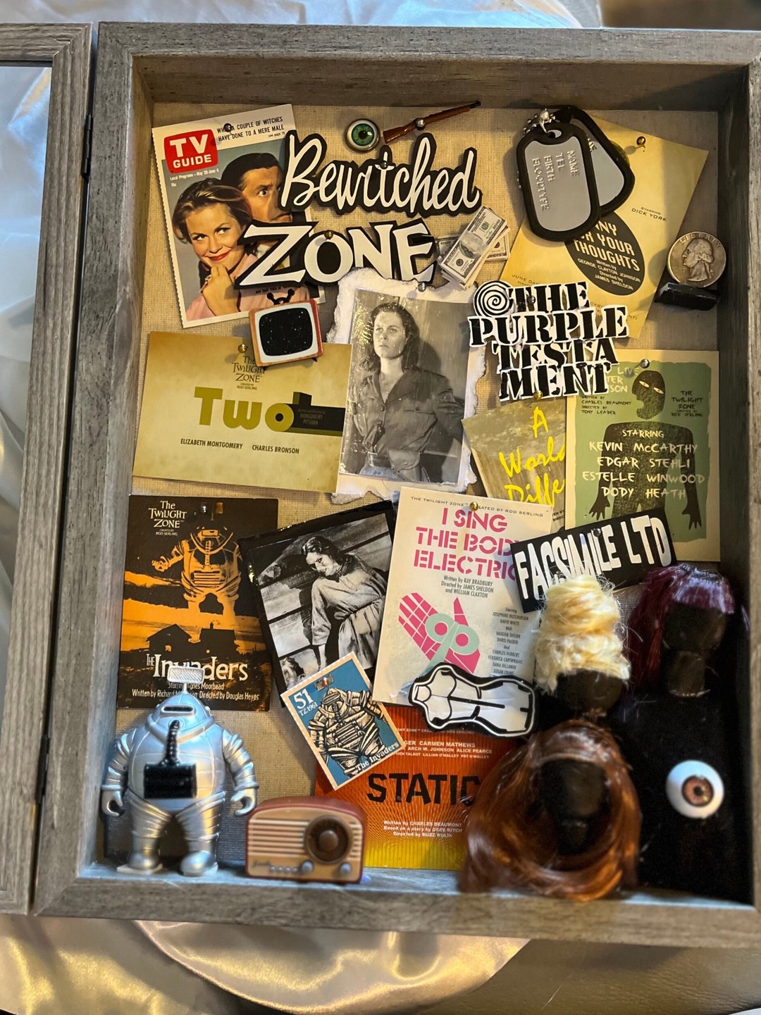 Bewitched / Twilight Zone Shadowbox - Etsy