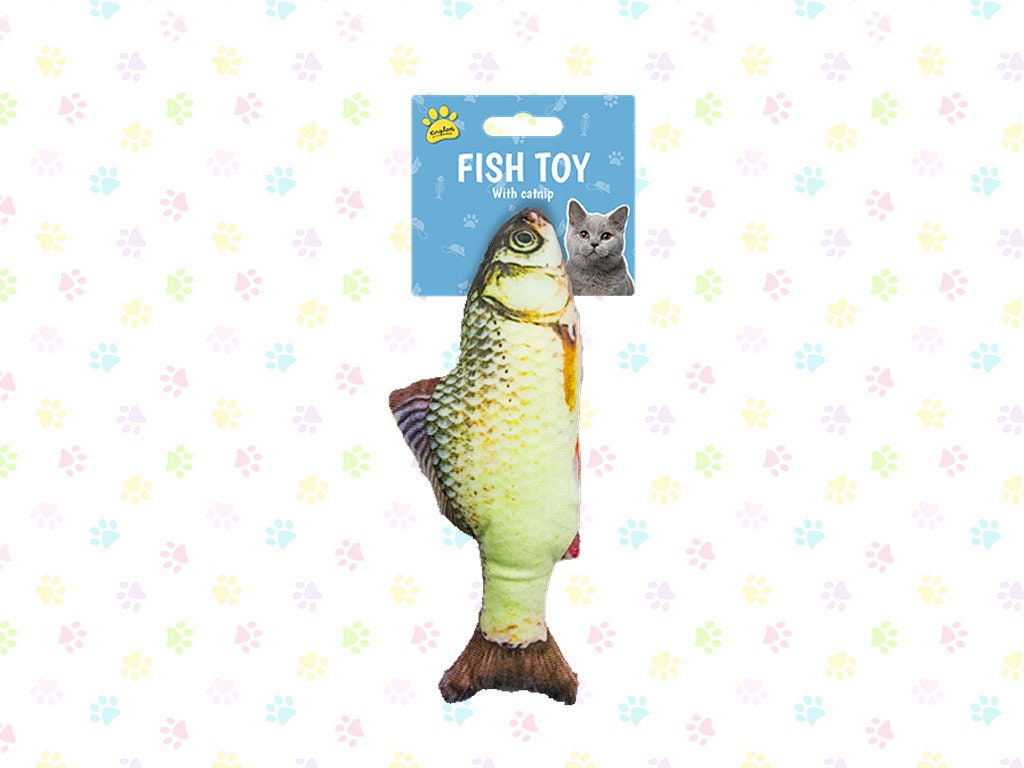 Cat Fish Toy With Hidden Catnip - Etsy