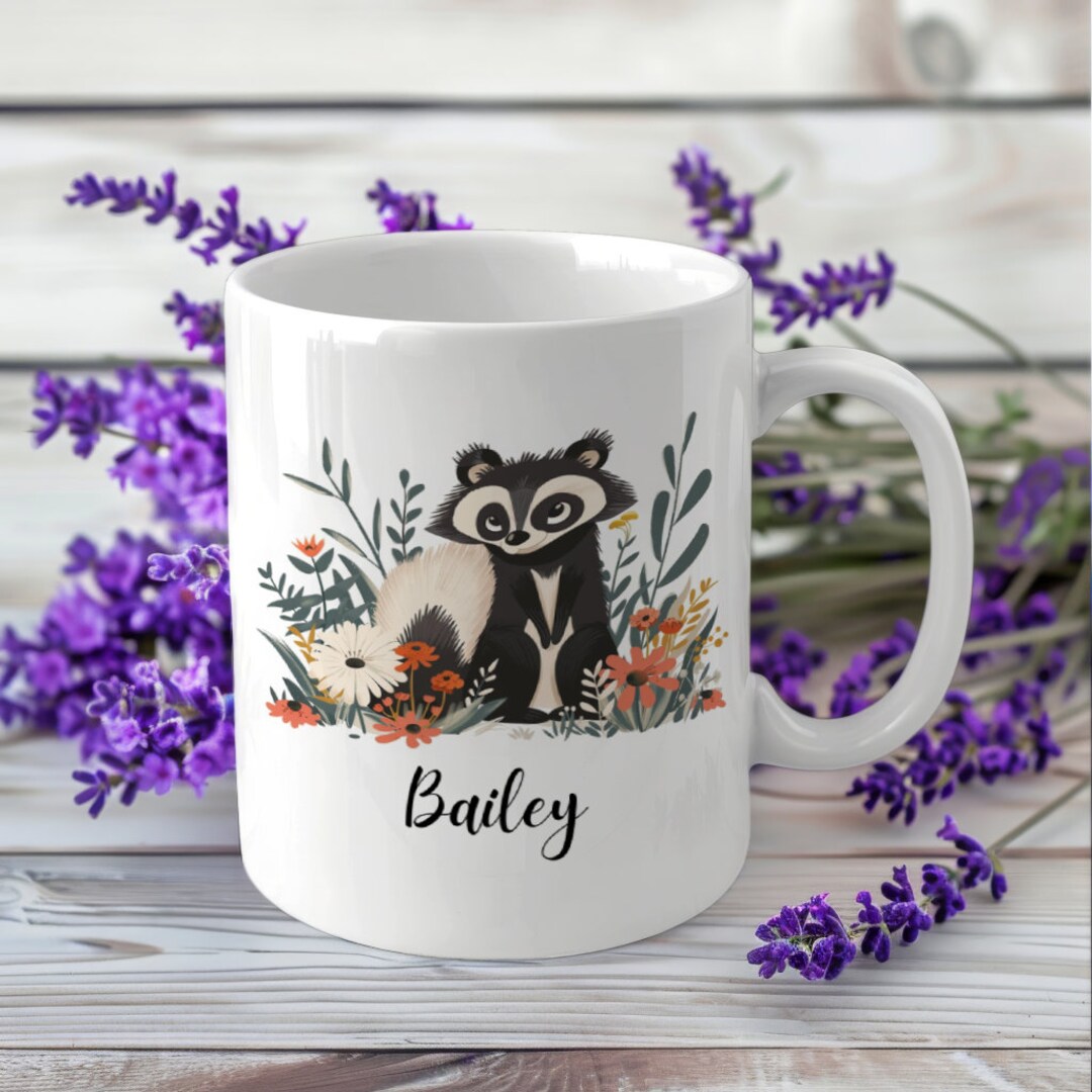 Name Skunk Mug, Skunk Present, Skunk Tumbler, Skunk Travel Mug, Skunk ...