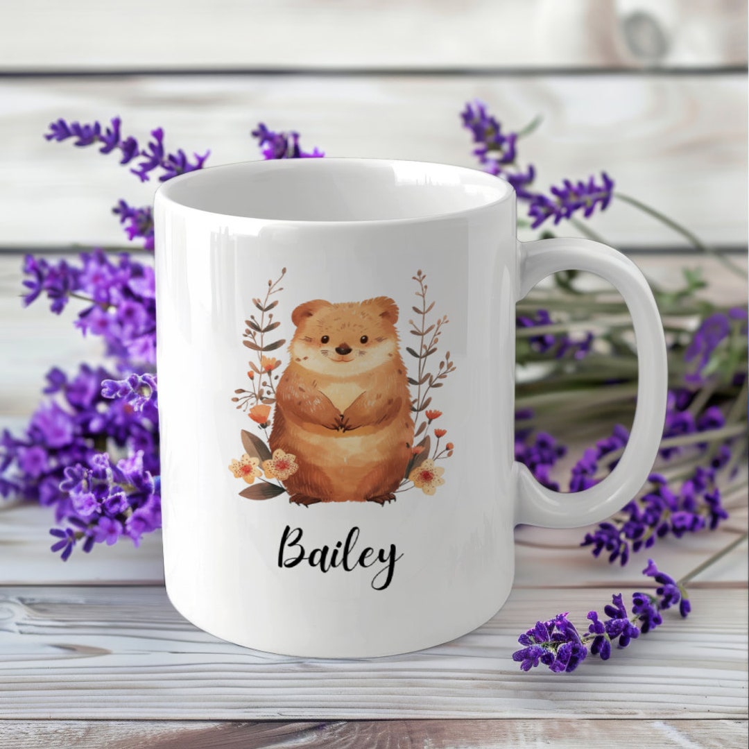 Enchanting Quokka Mug, Australian Animal Coffee Mug, Mini Kangeroo ...