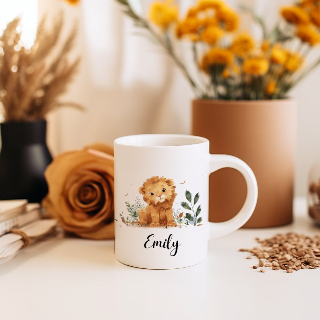 Adorable Lion Mug, Lion Gifts for Women, Lion Leo Horoscope Mug, Lion ...