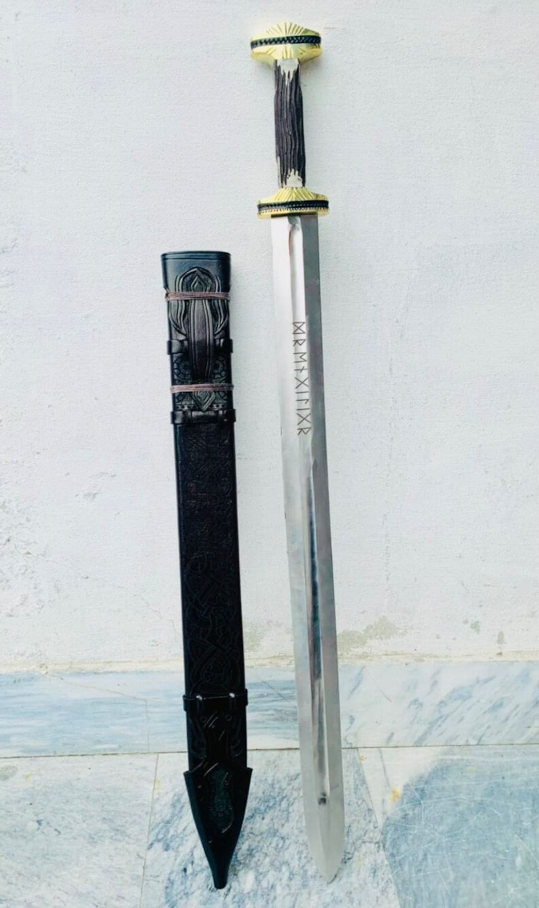 Viking/norse Forged Sword, Sword of Kings, Valhalla Sword, Cosplay ...