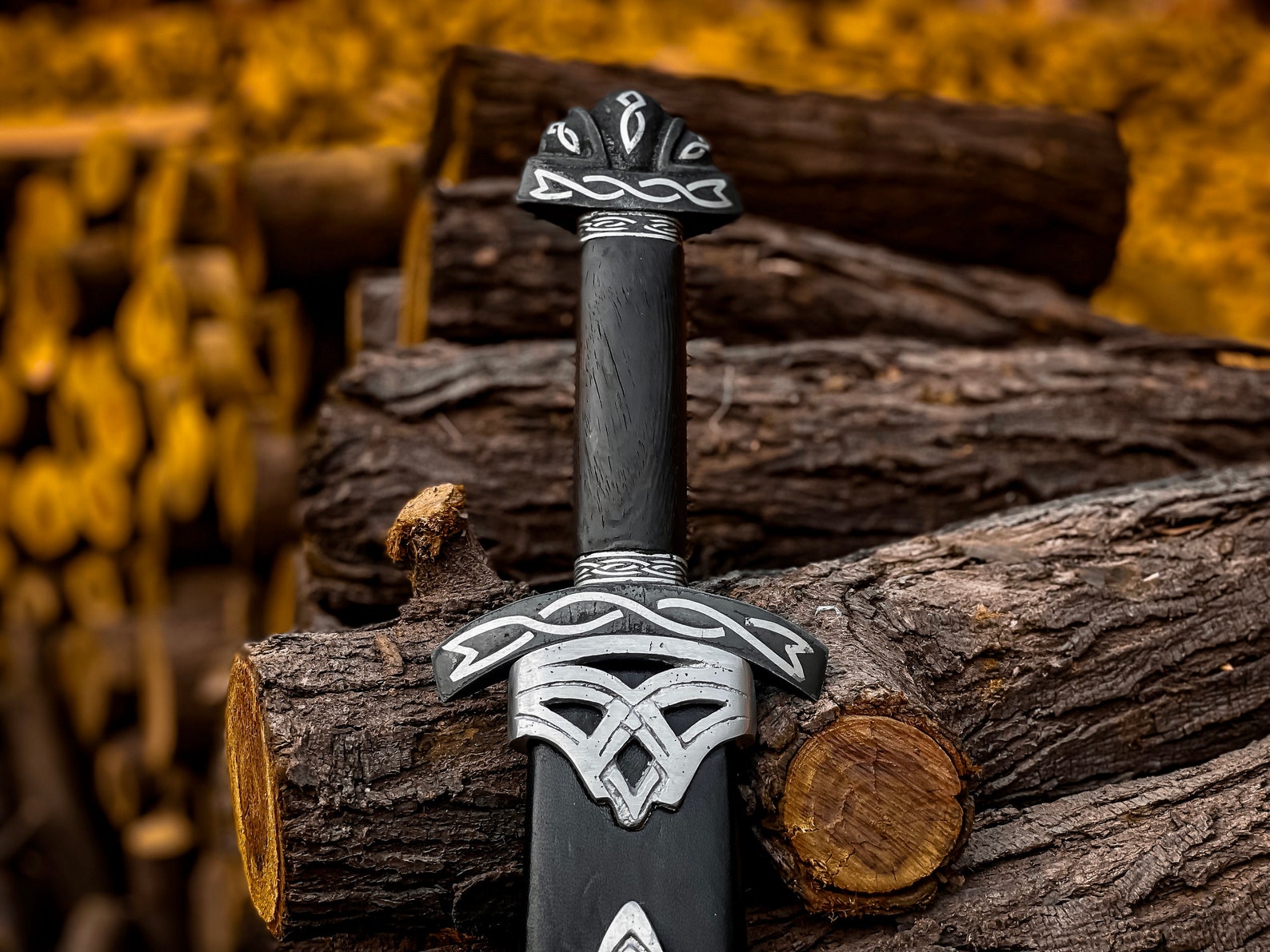 Hand Forged Damascus Steel NORTHMEN Sword, Medieval Viking Sword, Sword ...