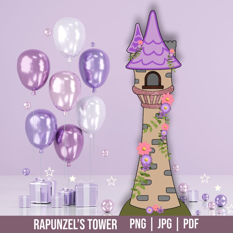 Rapunzel's Tower, Tangled Inspired, Princess Tower, Cartoon Character ...