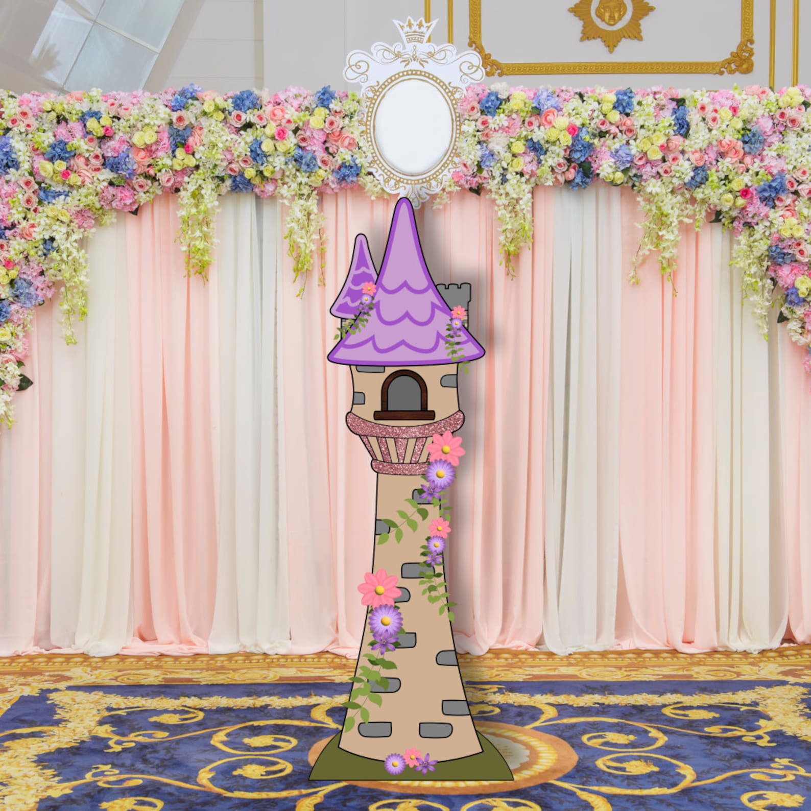 Rapunzel's Tower, Tangled Inspired, Princess Tower, Cartoon Character ...