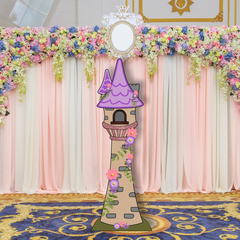 Rapunzel's Tower, Tangled Inspired, Princess Tower, Cartoon Character ...