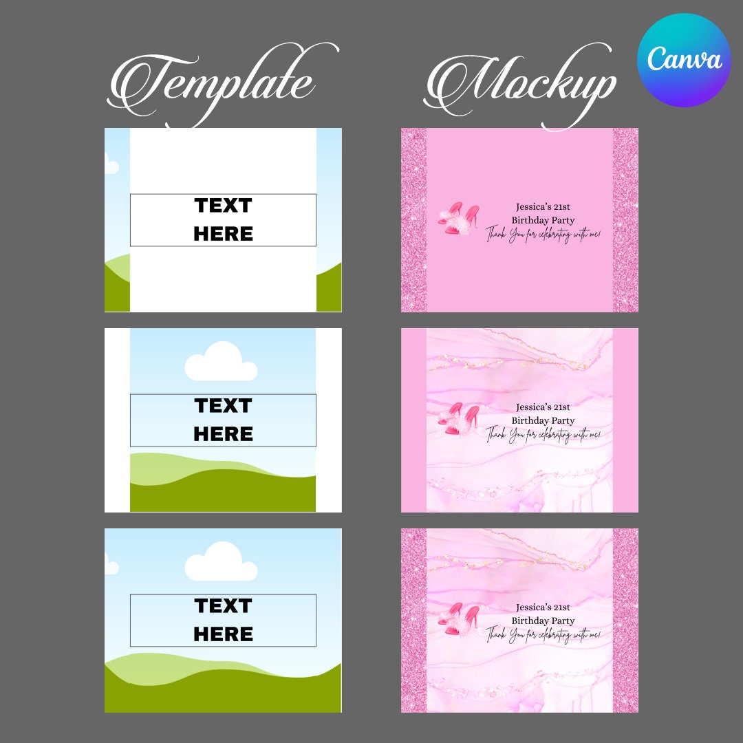 Chocolate Bar Wrapper, Blank Chocolate Template, 2 Finger Kit Kat, 20g ...