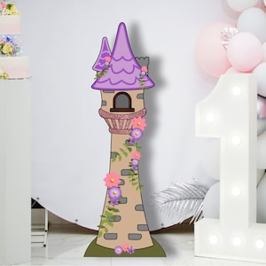 Rapunzel's Tower Cutout | Tangled Inspired Princess Tower | Digital PNG ...