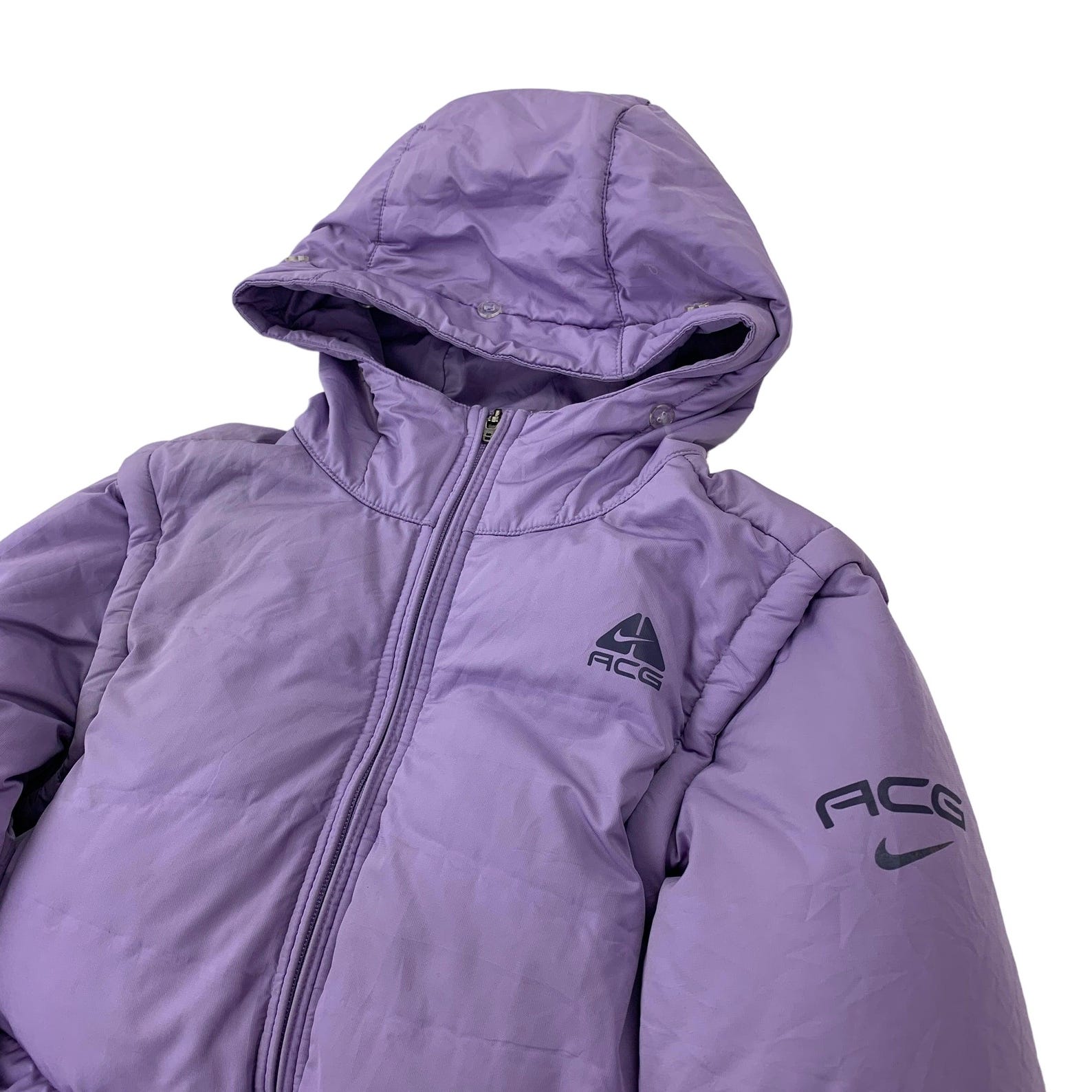 Nike ACG Puffer Jacket Women L Outerwear Padded Down Coat Puffa Outdoor ...