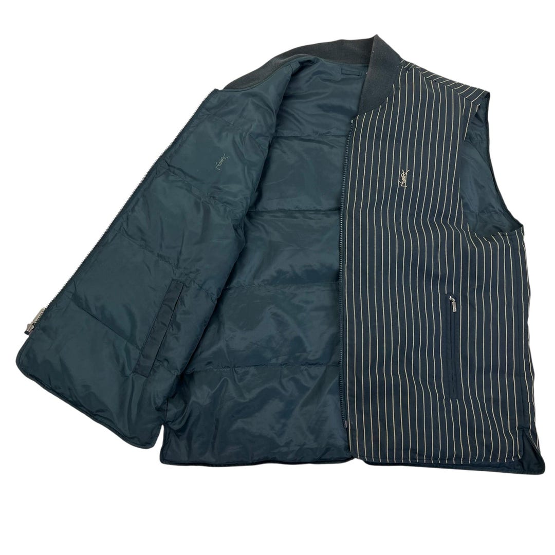 Yves Saint Laurent YSL Puffer Vest Gilet XL - Etsy