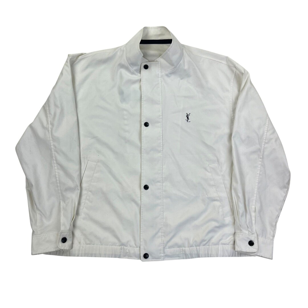Yves Saint Laurent YSL Windbreaker - XL Light Jacket Windproof Zip ...