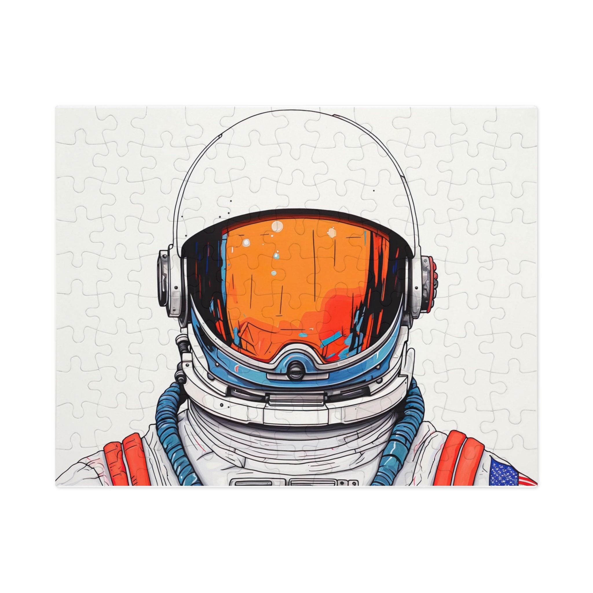 Beyond Boundaries: Astronaut Helmet Puzzle Dive Into the Unknown 96 ...