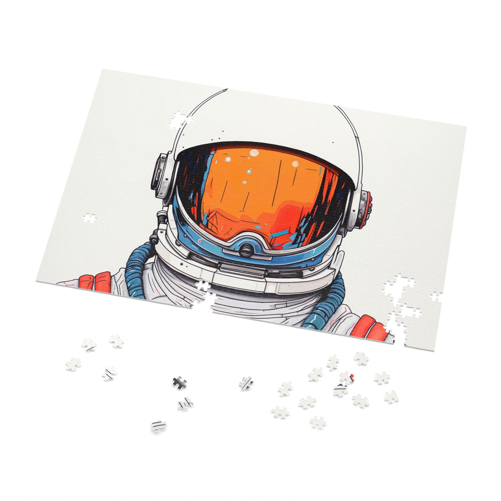 Beyond Boundaries: Astronaut Helmet Puzzle Dive Into the Unknown 96 ...