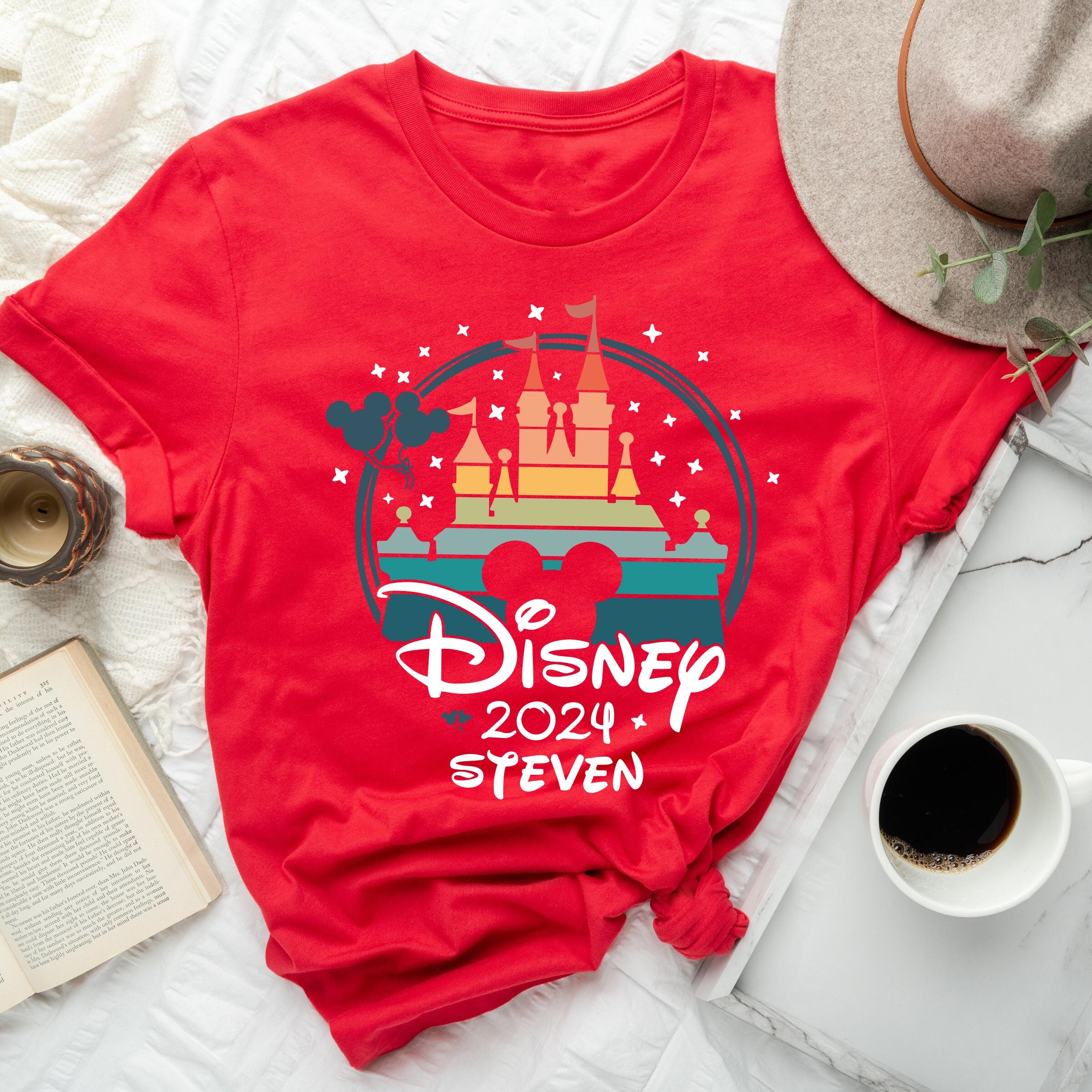 Disney Castle 2024 Shirts, Disney Family Matching Tshirts, Custom ...