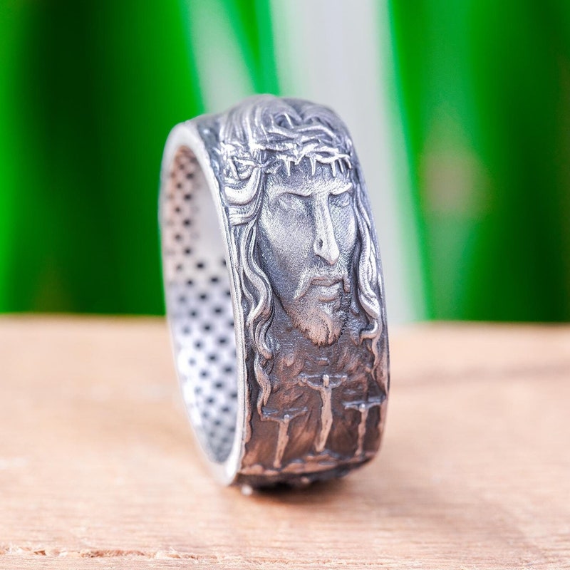Mens Christian Catholic Ring - Etsy