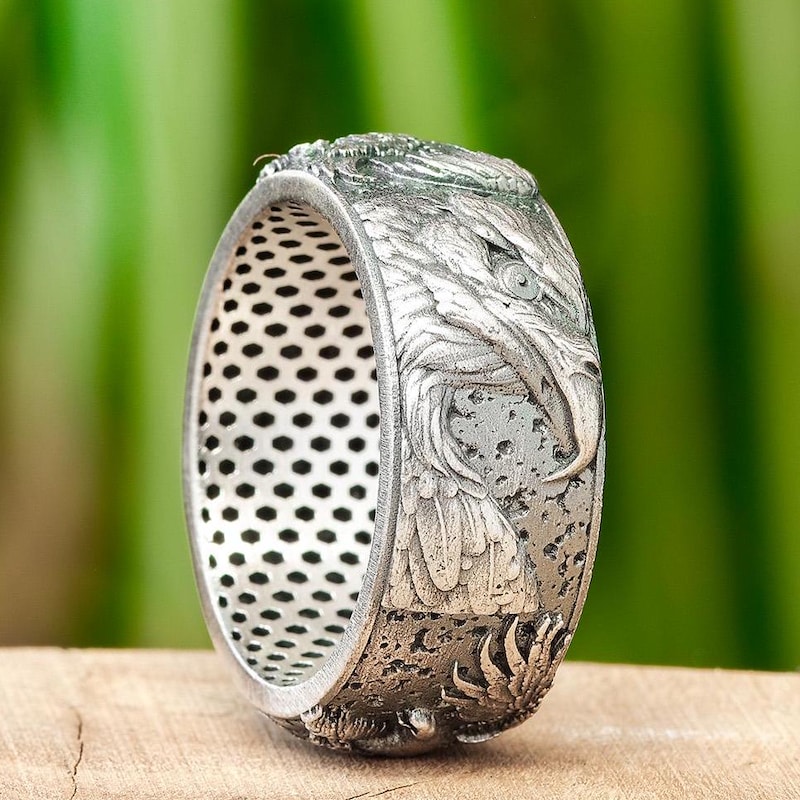 Male Eagle Ring - Etsy