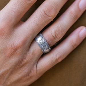 Namakubi Geisha Ring Unique Japanese Art Ring Handmade Sterling Silver ...