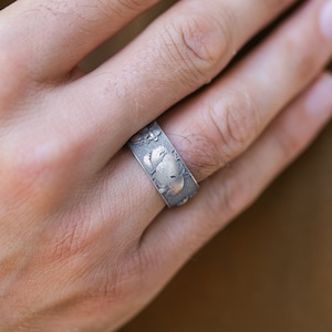 Namakubi Geisha Ring Unique Japanese Art Ring Handmade Sterling Silver ...