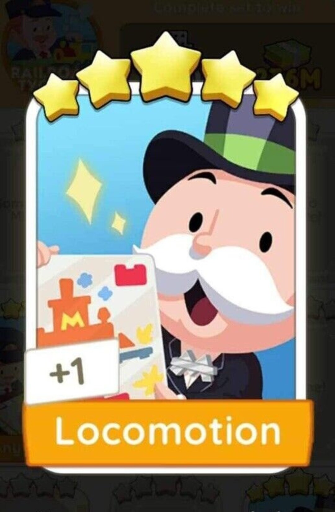 Locomotion Sticker Monopoly Go 5-stars RARE Sticker - Etsy