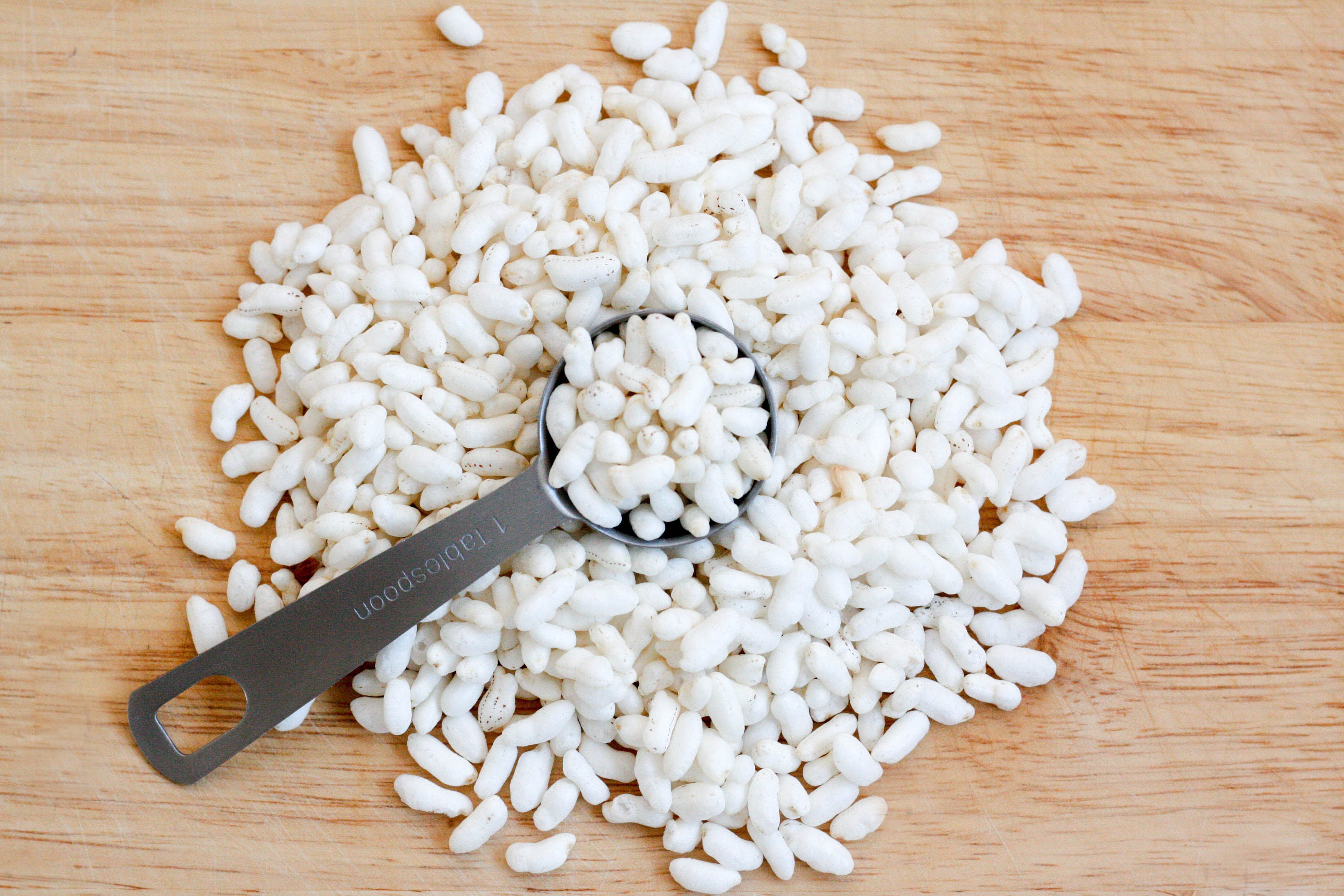 Puffed Rice, Popped Rice, Rice Cereal, Crunchy Rice Snack, Dry Crunchy ...