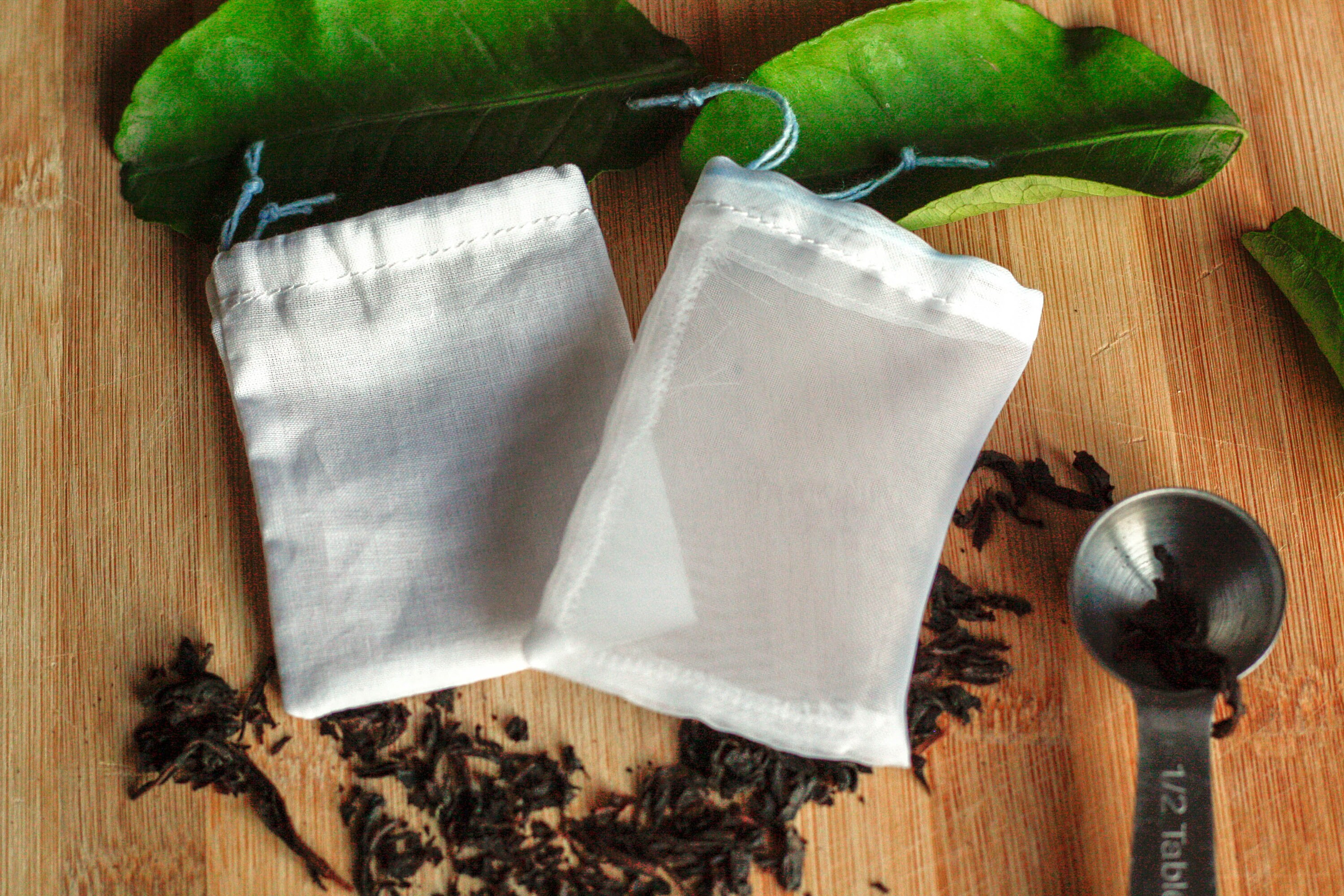 Reusable Organic Cotton Tea Infuser Bag: Eco-friendly Loose Leaf ...