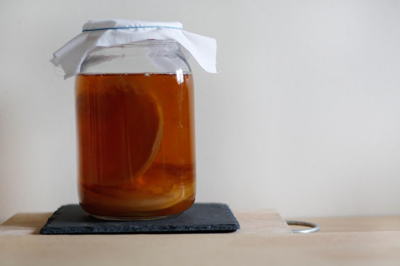 Super Kombucha, Organic Kombucha Starter Kit: SCOBY, Black Tea, Sugar ...