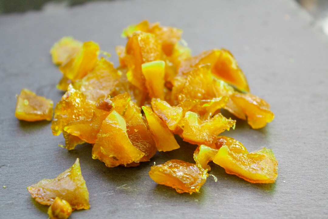 Organic Candied Lemon Peel, Sugared Lemon Fruit Candy, Healthy Fruit ...