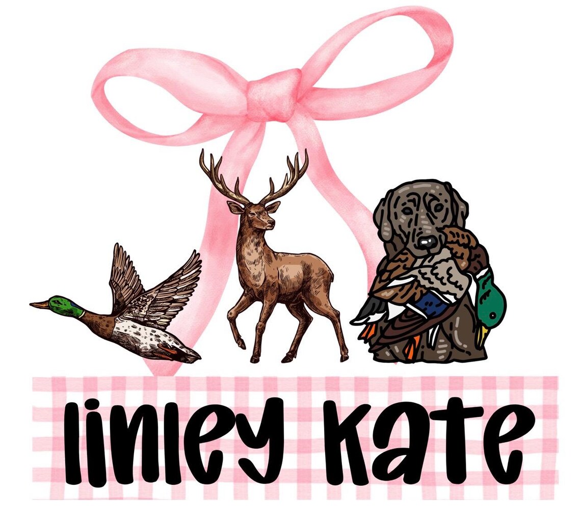 Girly Hunting Png - Etsy
