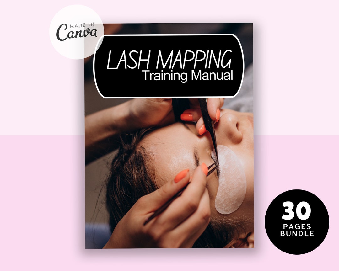 Lash Mapping Editable Guide | Lash Mapping Practice Sheets Eyelash ...