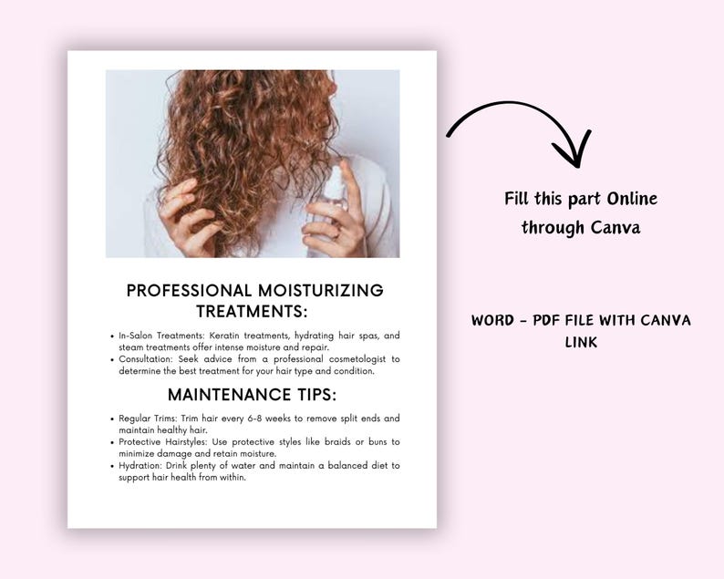 Cosmetology Hair and Scalp Treatment Manual Comprehensive Guide to ...
