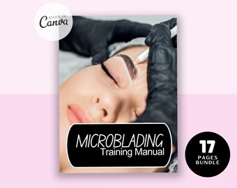 Microblading Training Manual, Microshading, Ombre Powder, Combo, PMU ...