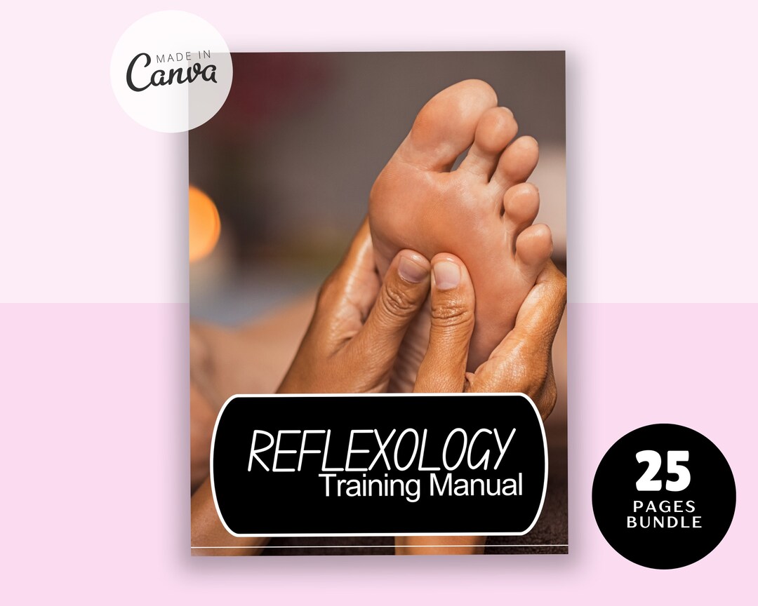 Reflexology Training Manual, Foot Reflexology, Editable Reflexology ...
