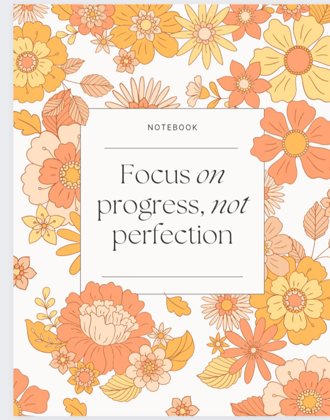 Focus Notebook - Etsy
