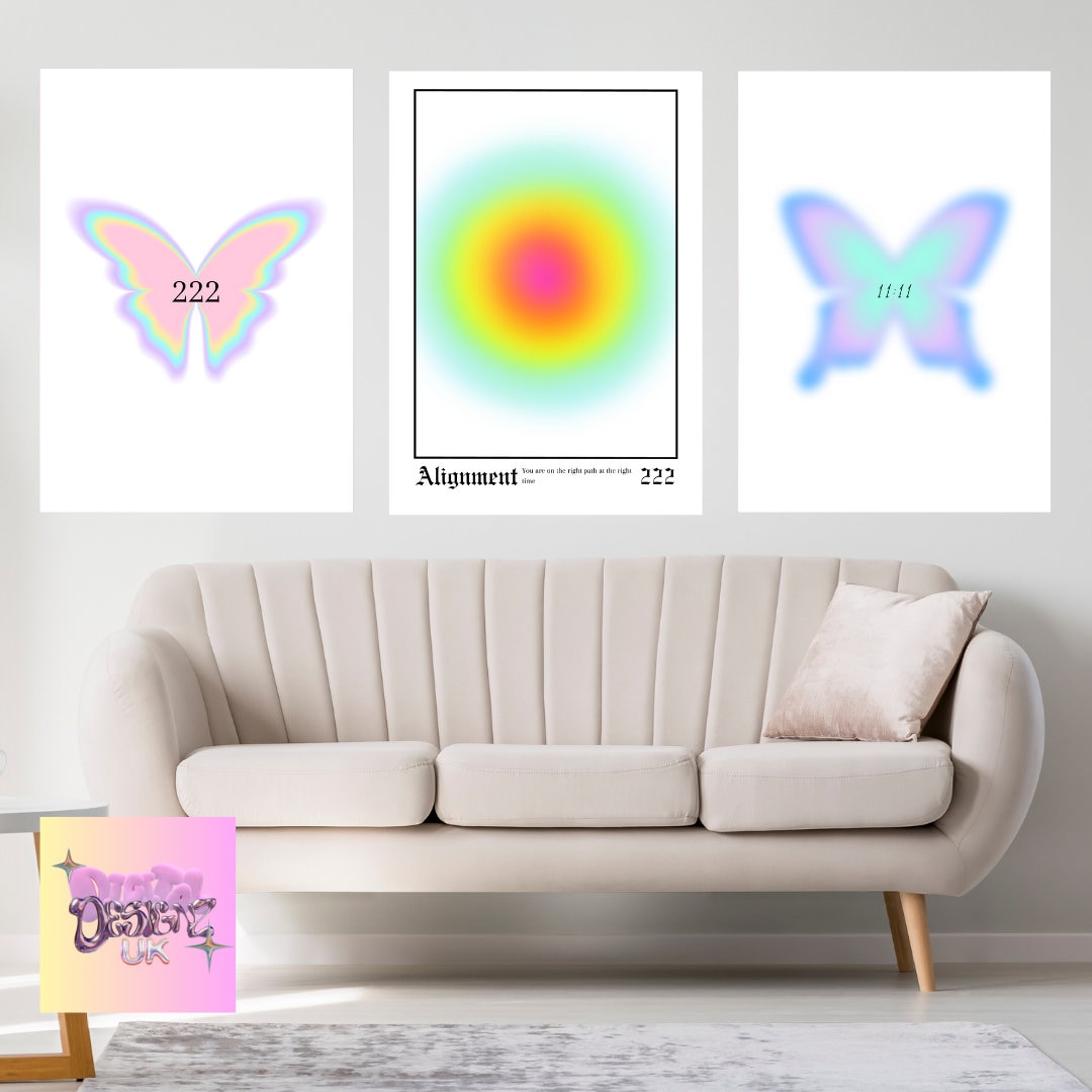 Angel Numbers 222 Alignment Poster Wall Art - Etsy