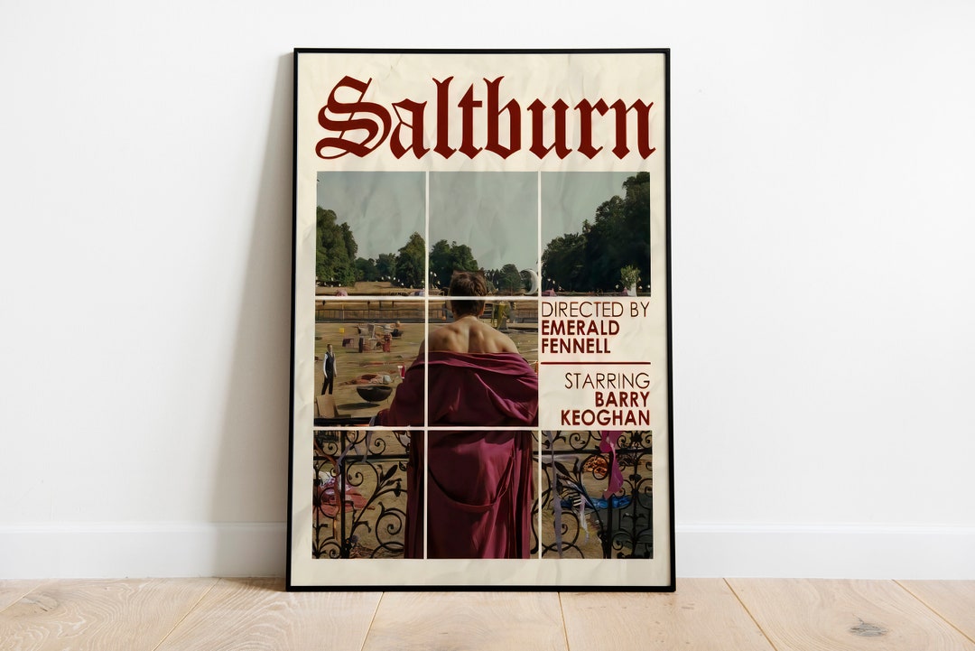 Saltburn Poster Saltburn Design Poster Wallart Print - Etsy