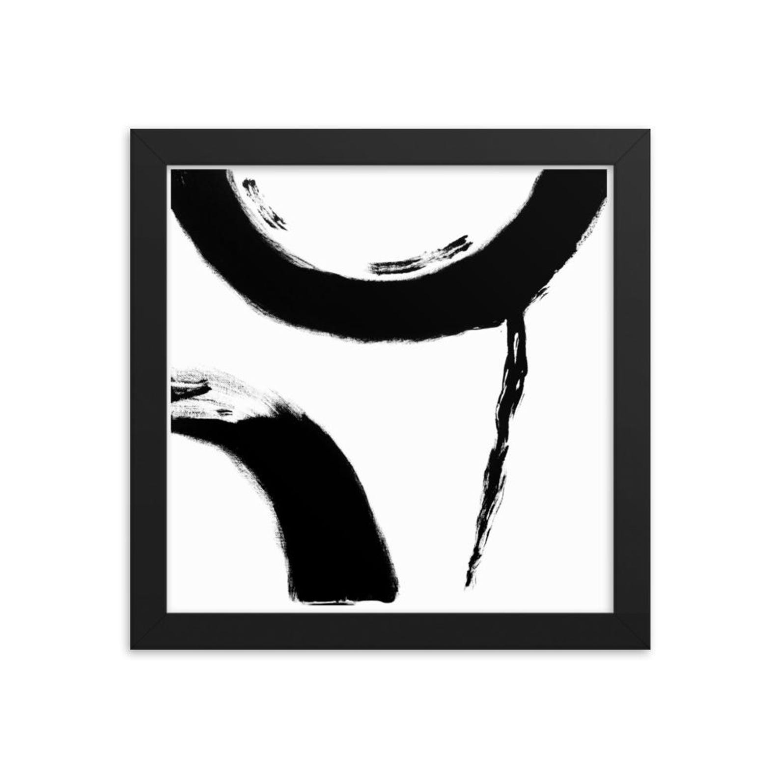 Enso Zen Deconstructed Circle Wall Art Home Decor Buddhism Mindfulness ...