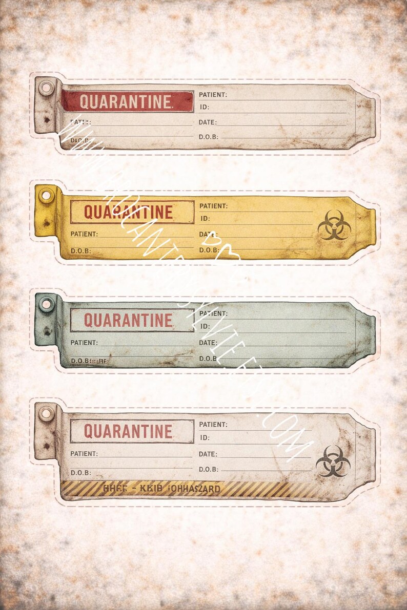 Digital Kit With Printable Junk Journal Pages Theme Virus/biohazard ...