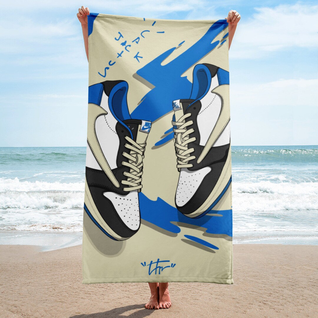 Cactus Jack Travis Scott Beach/bath Towel Ultra Soft Comfort 76x152 Cm ...