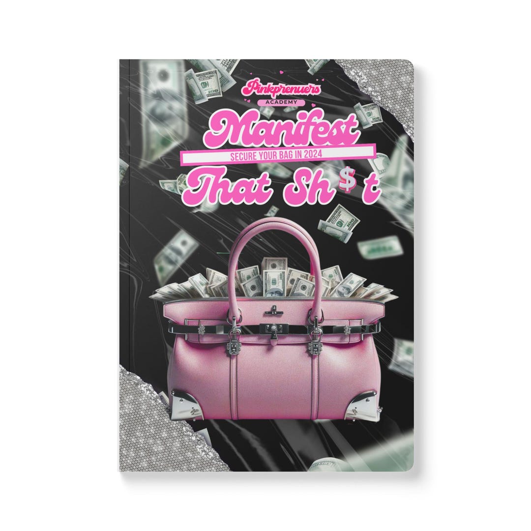 Manifest Softcover Journal, Law of Attraction Notebook, Inspirational ...