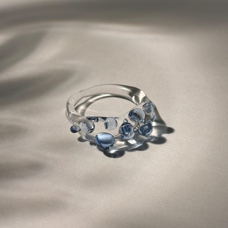 Borosilicate Glass Ring - Etsy